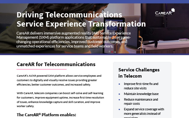 CareAR | AR Visual Support and Training Resources